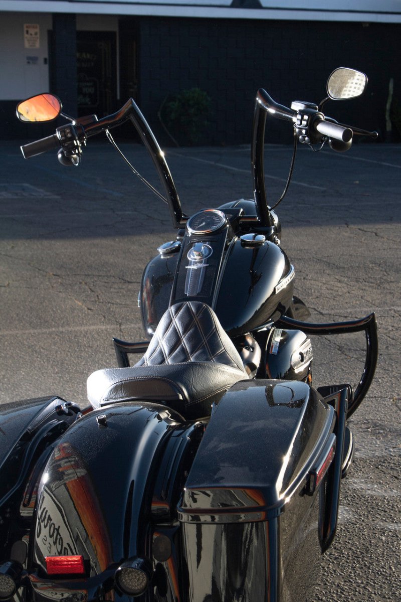 Harley Davidson Handlebars - Classic 47 Handlebar Black 16" – Cuztom Kraft