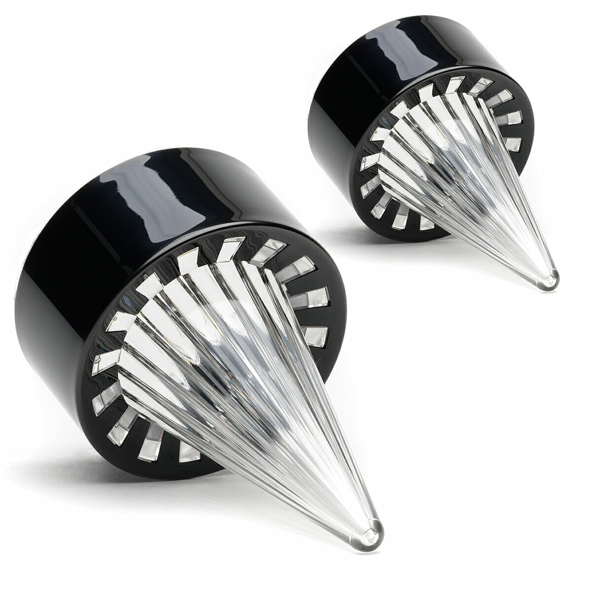 Harley Davidson Signal Lenses - Clip-in Rocket / Black / Clear – Cuztom ...