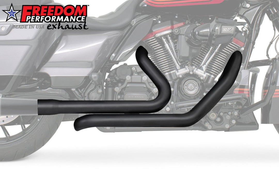 HARLEY TOURING RIGHT SIDE TUCK & UNDER TRUE-DUAL HEADERS SPECIAL ORDER ...