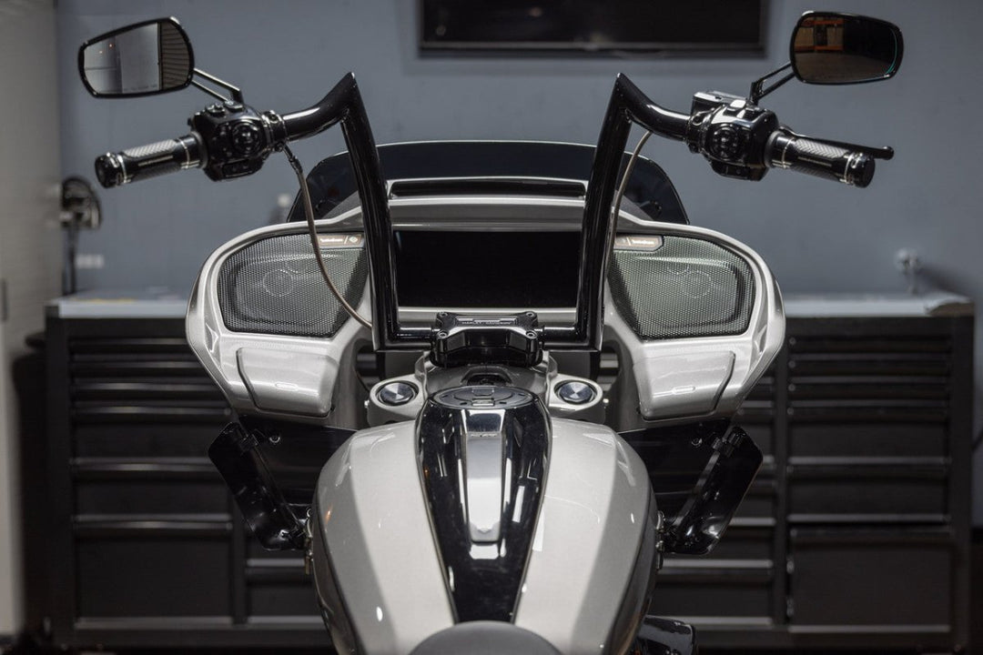 Harley Davidson Handlebars - R Series 2024 Road Glide 12" Gloss Black ...