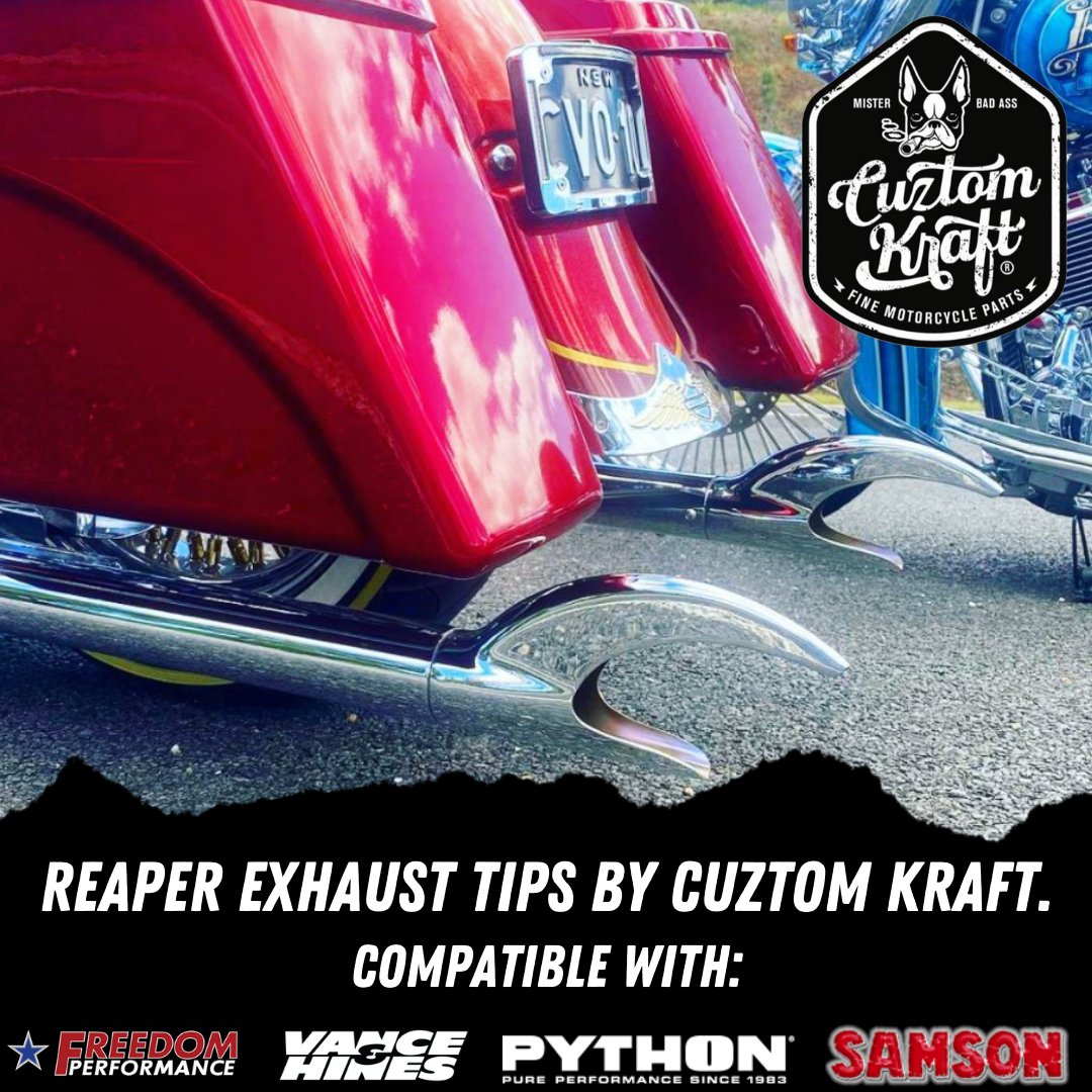 Reaper Tips | Harley Davidson Exhaust Tips | Motorcycle Exhaust ...