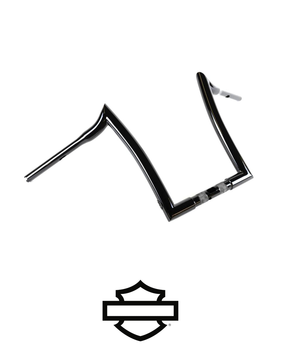 Harley Davidson Handlebars - Signature Handlebar Black 14" – Cuztom Kraft
