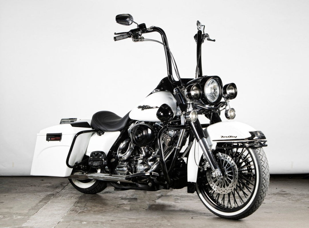 Harley Davidson Handlebars - Vicla Handlebar Black 16" – Cuztom Kraft