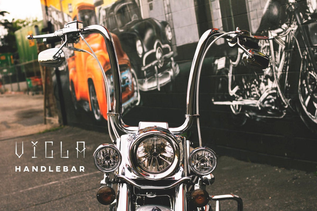 Harley Davidson Handlebars - Vicla Handlebar Chrome 18" – Cuztom Kraft